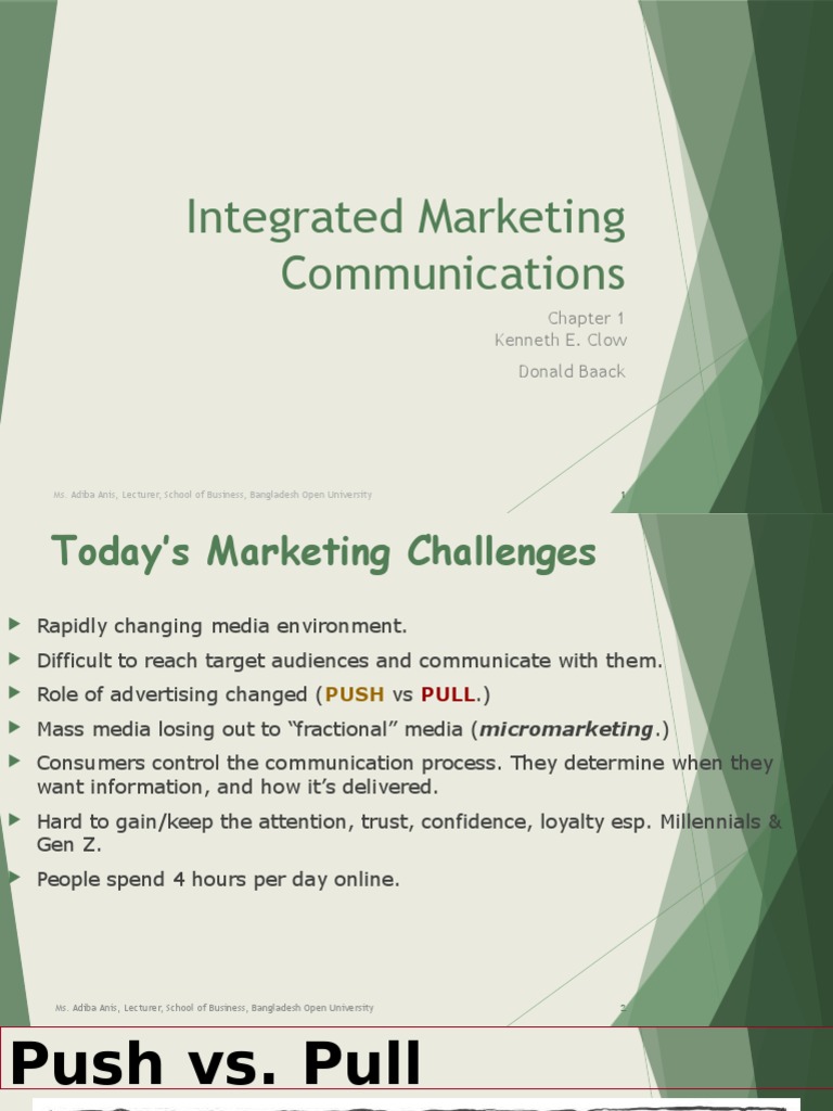 Integrated Marketing Communications: Kenneth E. Clow Donald Baack | PDF ...