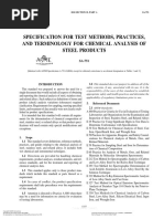 aSTM A 751 PDF | PDF | Spectroscopy | Steel
