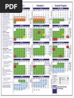 QUT 2024 Academic Calendar Overview | PDF | Academia | Schools