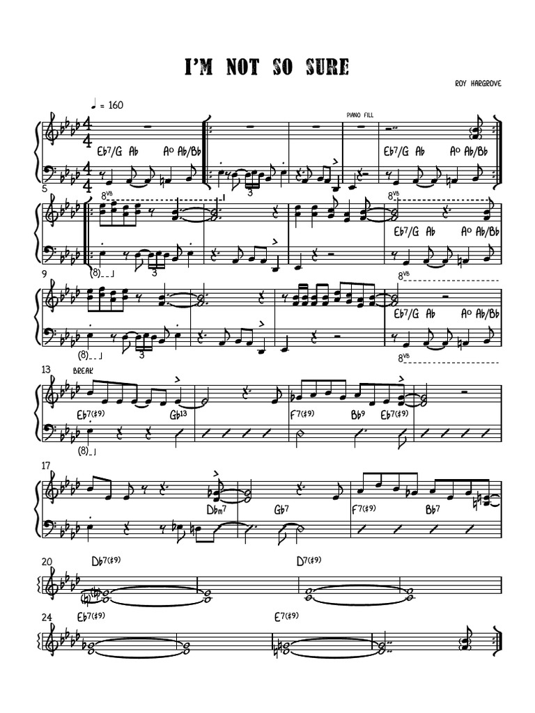 Im Not So Sure Concert | PDF