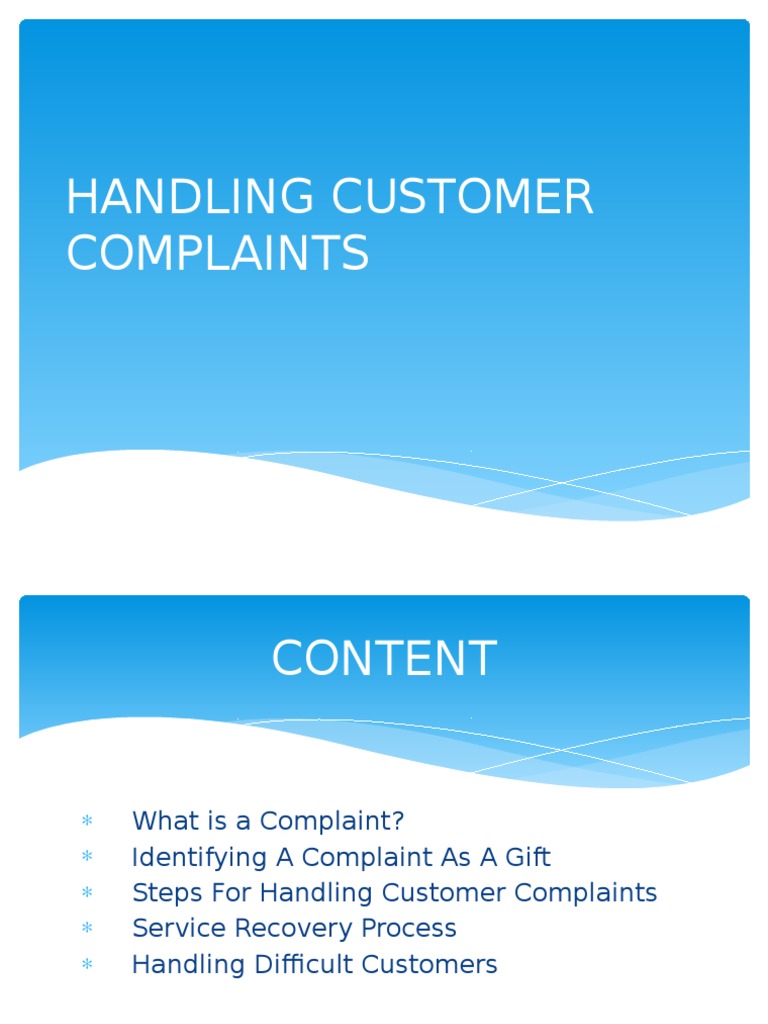 Managing Difficult Customer Situations: A Guide to Effective Complaint ...