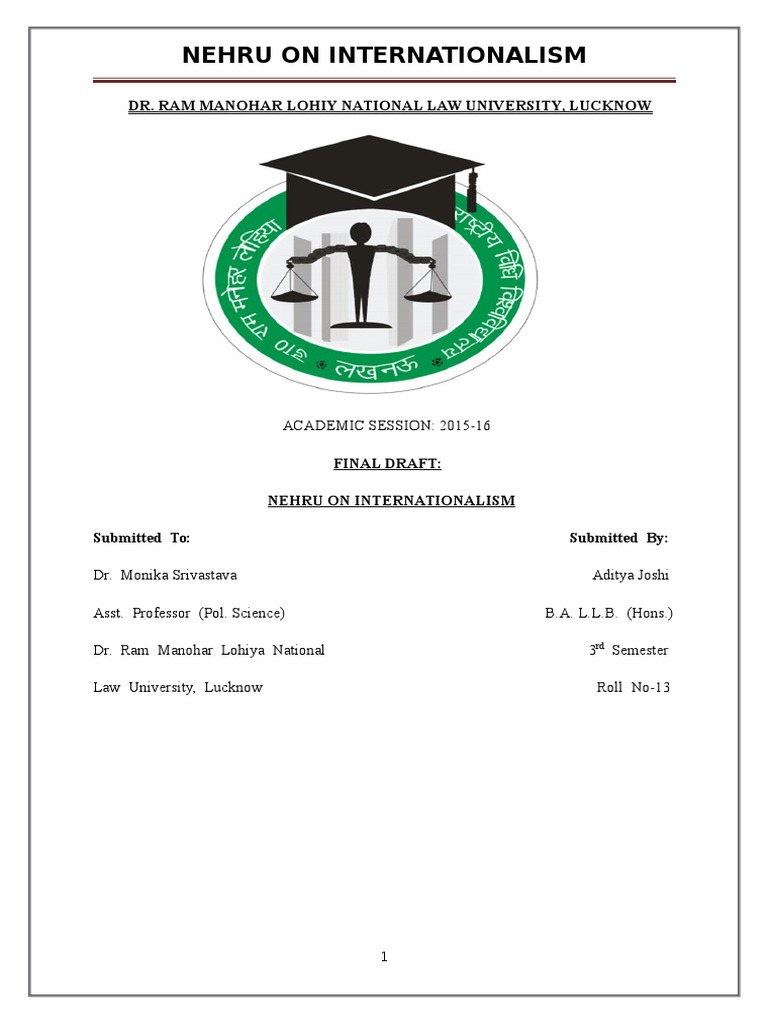 Political Science Project | PDF | Jawaharlal Nehru | Commonwealth Of ...