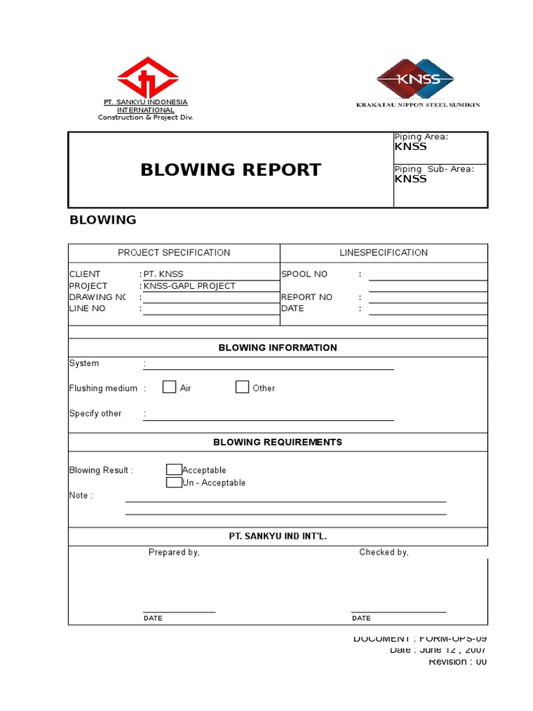 History Sheet (No NDT) 3 Knss | PDF | Steam | Pressure