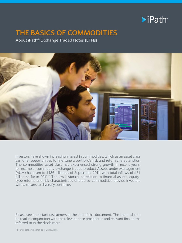 Broschuere The Basics of Commodities Englisch | PDF