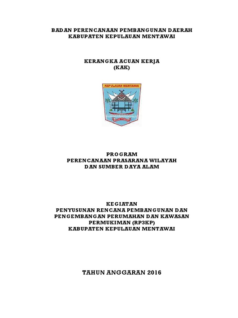 RP3KP: Rencana Pembangunan Permukiman | PDF