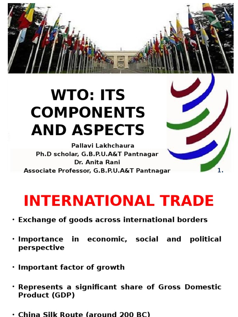 WTO and Its Components | PDF | World Trade Organization | General ...