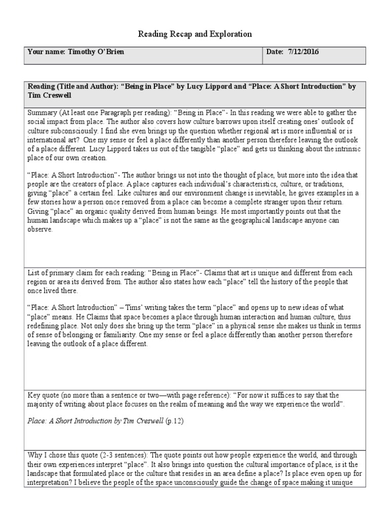 Reading Recap 2 | PDF | Citation | Communication