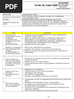 Fiche Poste Hse | PDF | Sécurité | Environnement naturel