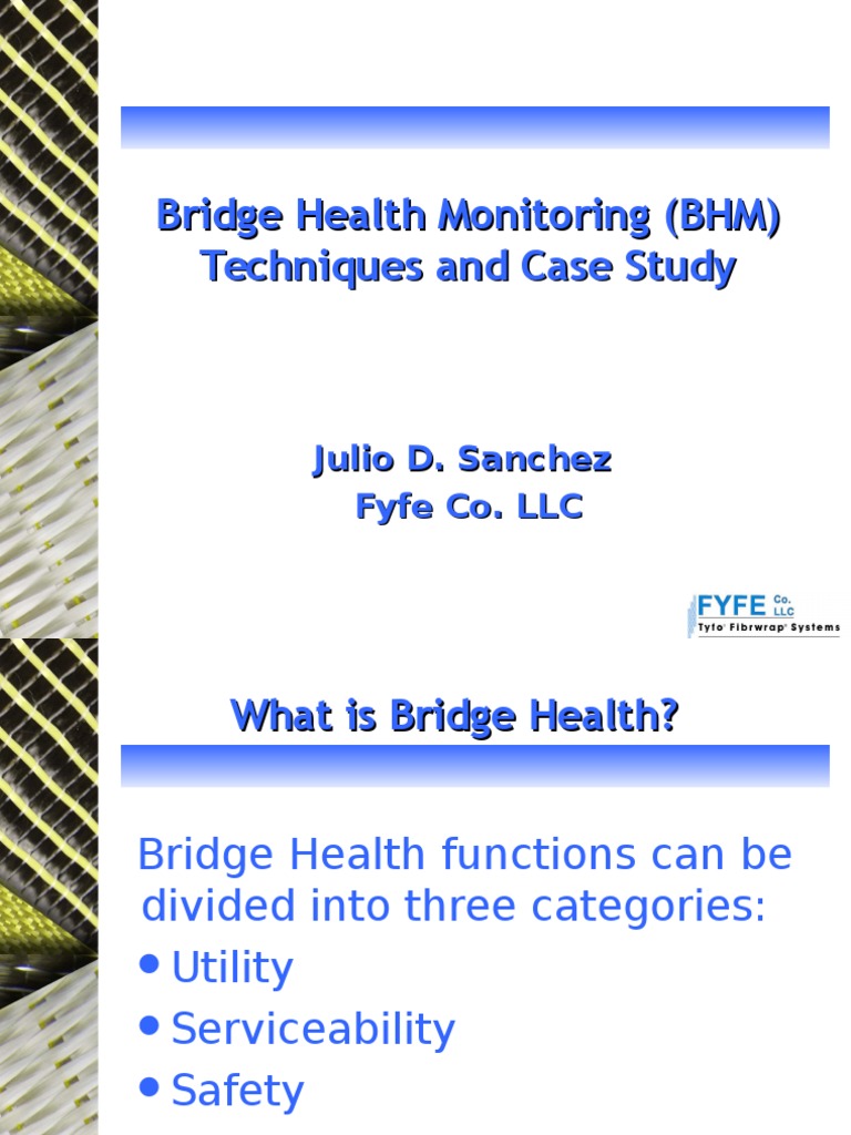 Bridge Health Monitoring | PDF