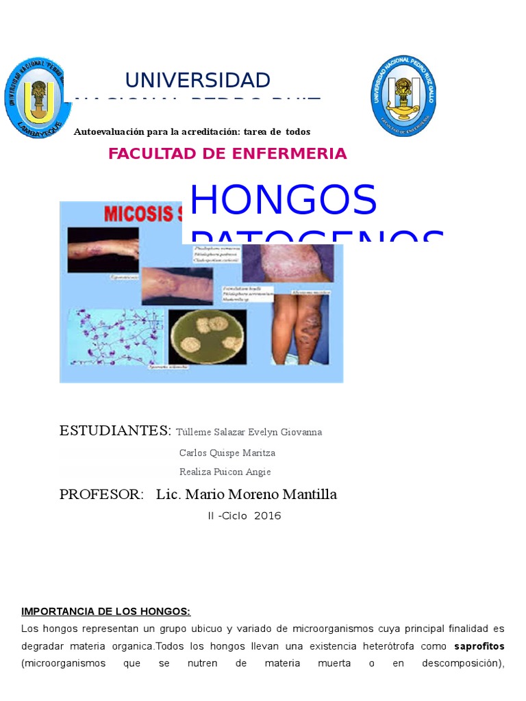 Hongos Patogenos | PDF | Hongo | Inmunología
