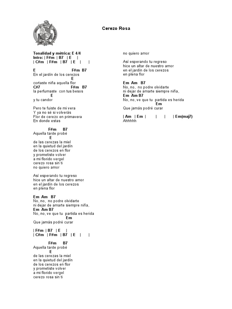 Cerezo Rosa - Trio | PDF