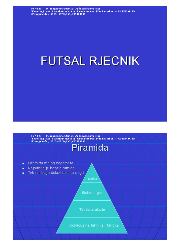 Futsal Rjecnik | PDF