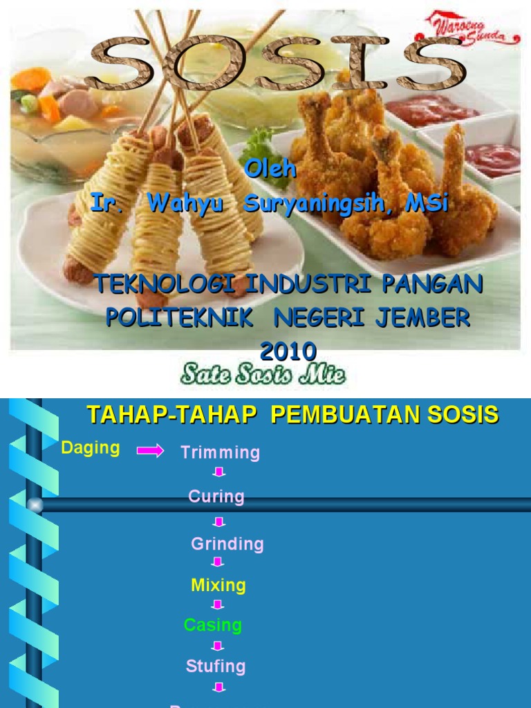 5.b PEMBUATAN SOSIS | PDF