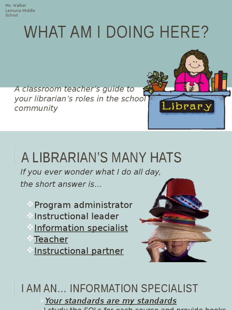 Librarian Role Presentation | PDF