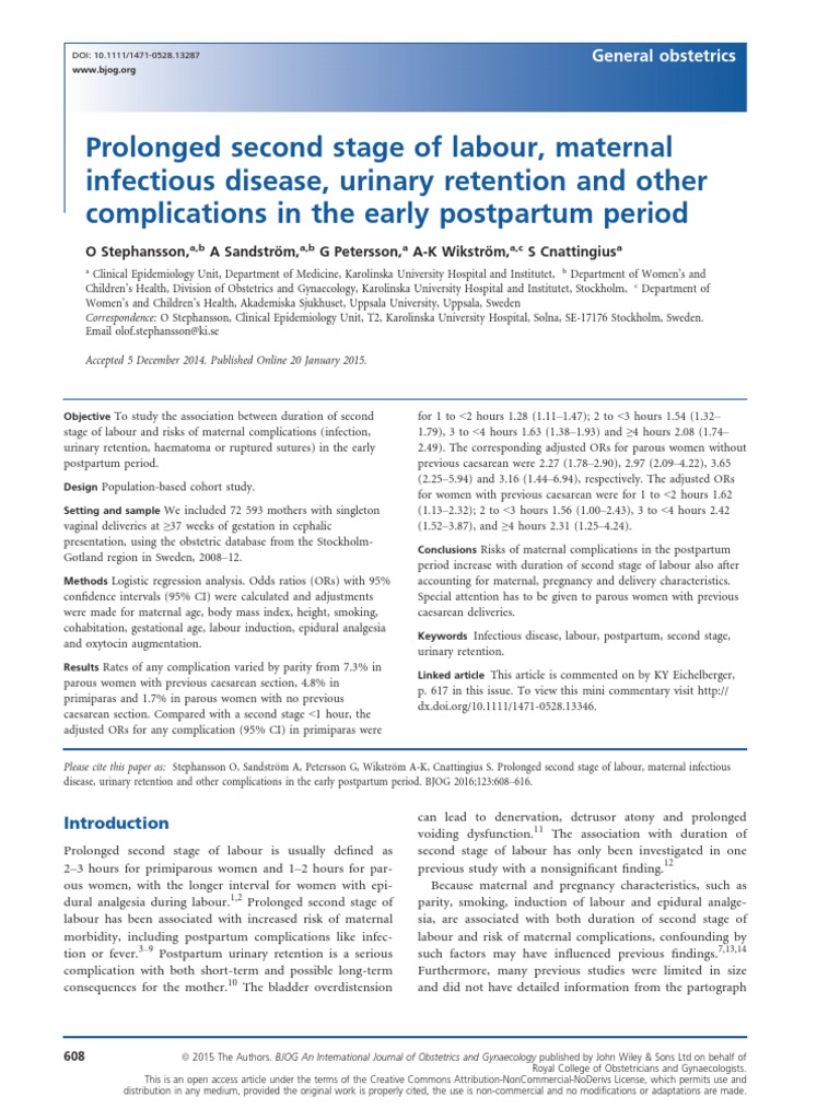 Stephansson Et Al-2016-BJOG - An International Journal of Obstetrics ...