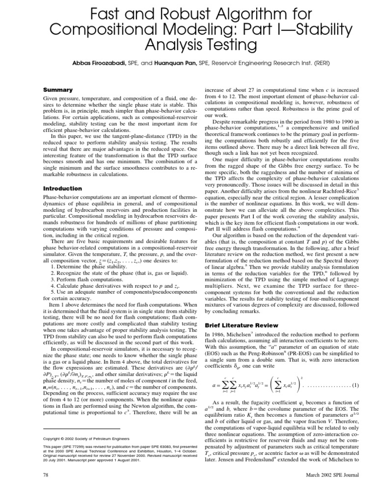 Flash Calculation Stability PDF | PDF | Eigenvalues And Eigenvectors ...