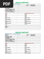Bunker Survey Form AIMS-BS-008 | PDF