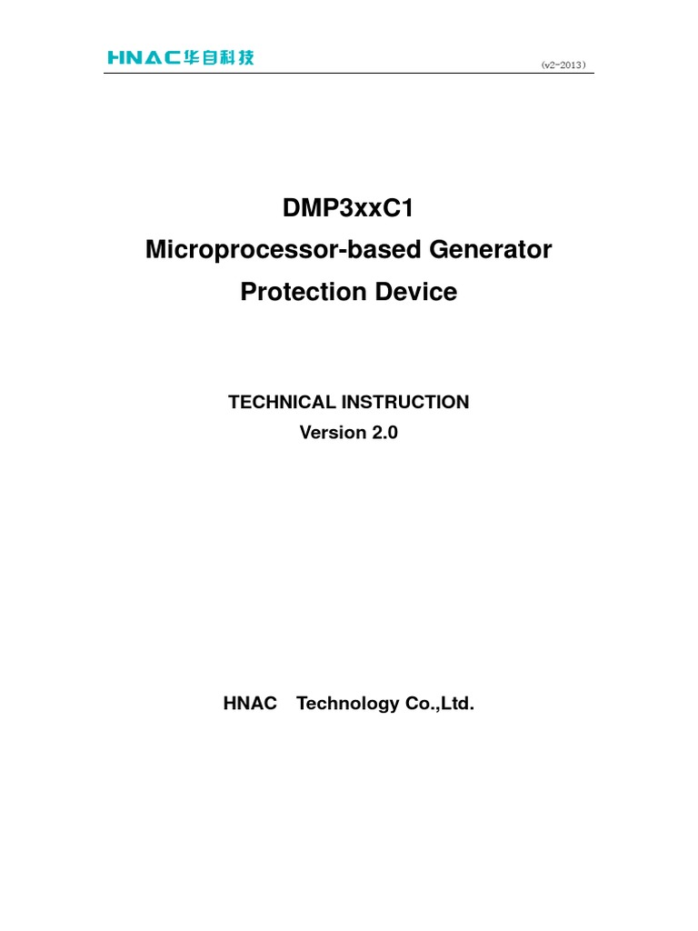 Generator Protection Device Guide | PDF | Relay | Electromagnetic ...