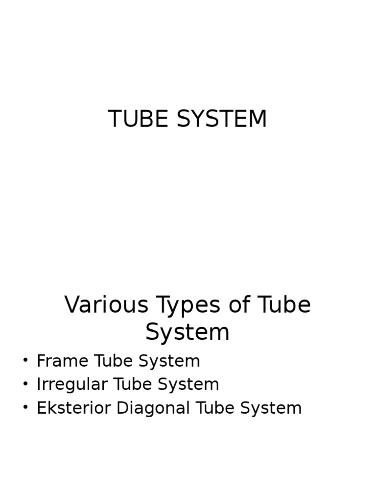 Frame Tube System | PDF | Bending | Column