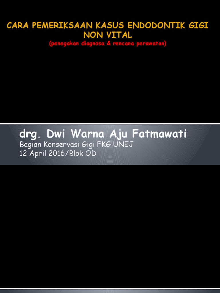 Cara Pengisian Kartu Status & Kasus Endo | PDF