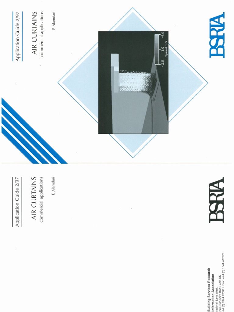 BSRIA Air Curtains - Commercial Applications | PDF