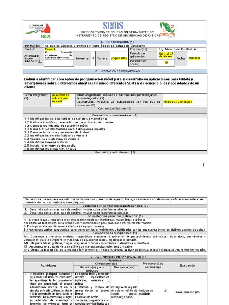 Sec D m3s2 | PDF | Enseñanza de matemática | Aprendizaje