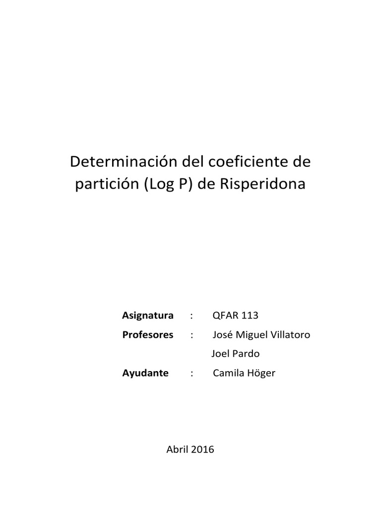 Guia Practico LogP | PDF | Agua | Ciencias fisicas