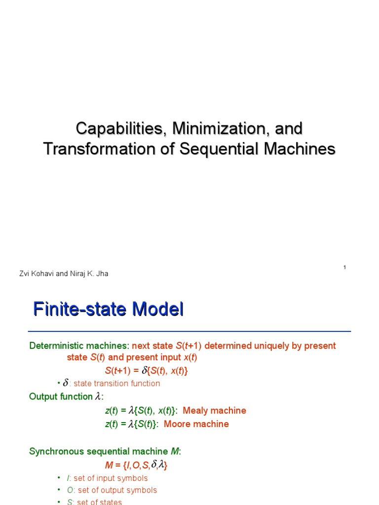 Merger Graphs in Finite-State Machines | PDF | Graph Theory ...
