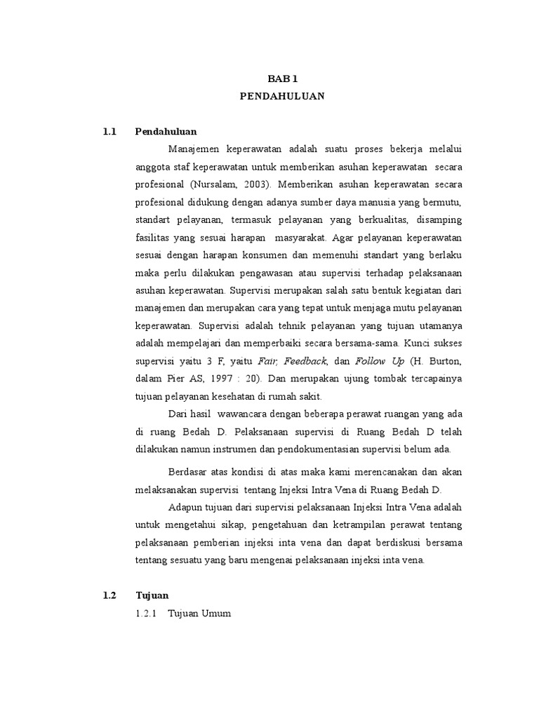 Proposal Supervisi | PDF | Karier & Perkembangan | Bisnis