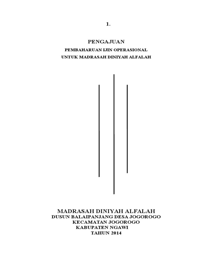 Contoh Pengajuan Piagam | PDF