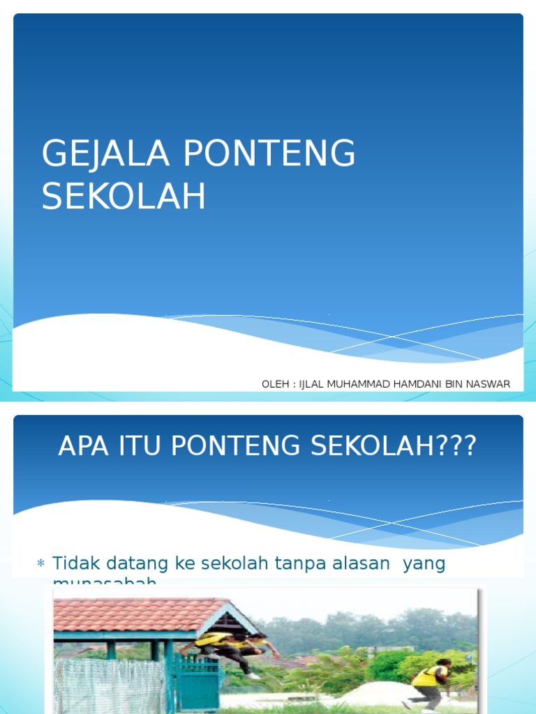 Gejala Ponteng Sekolah Auto | PDF