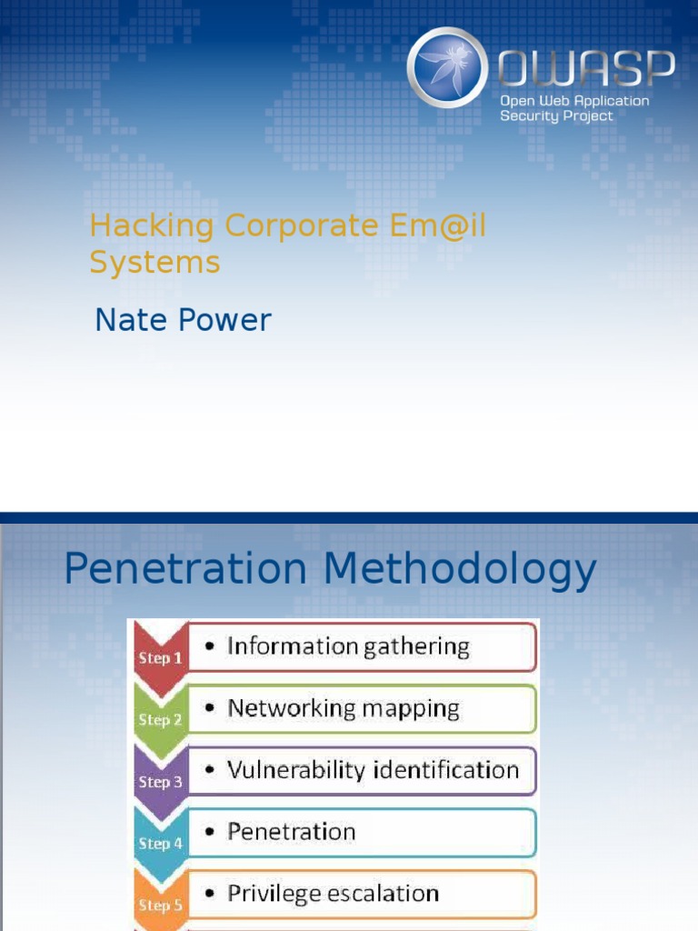 Presentation Metasploit | PDF | Email | Password