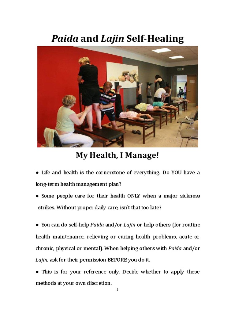 Paida and Lajin Self-Healing Guide | PDF | Acupuncture | Acupressure
