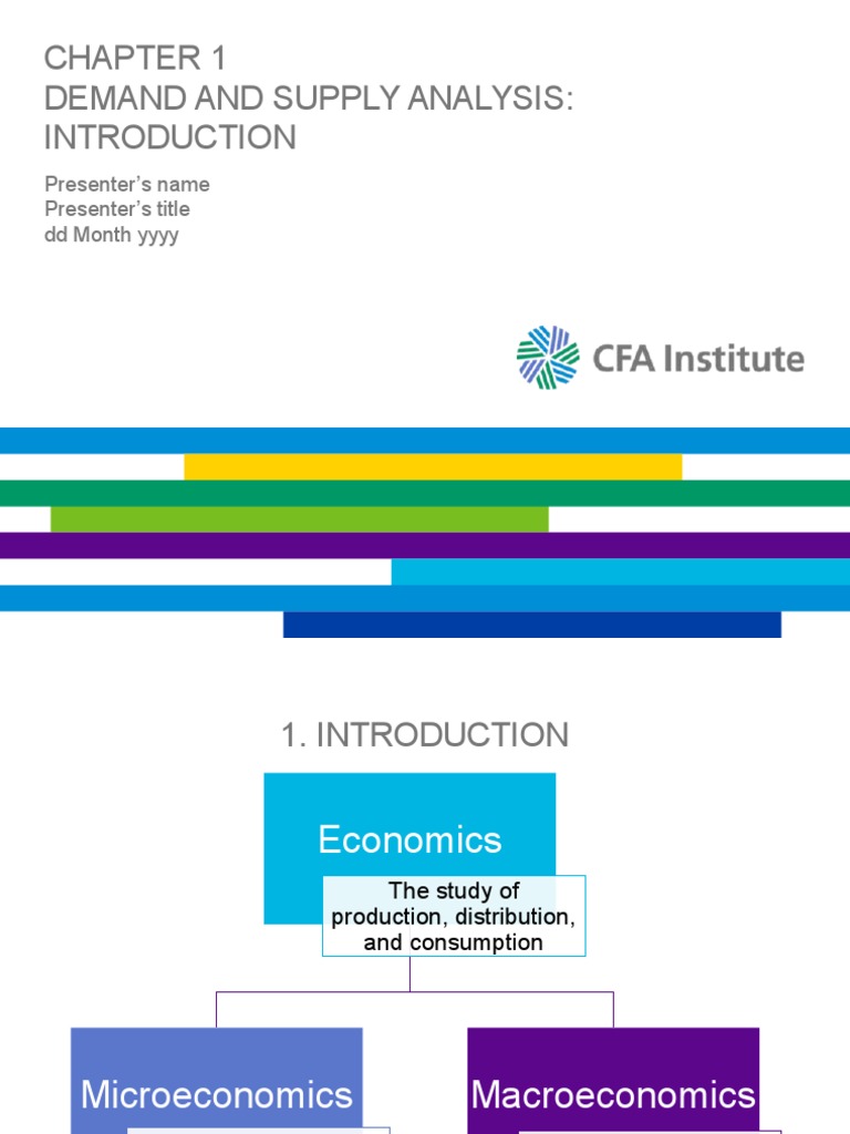 Demand and Supply Analysis:: Presenter's Name Presenter's Title DD ...