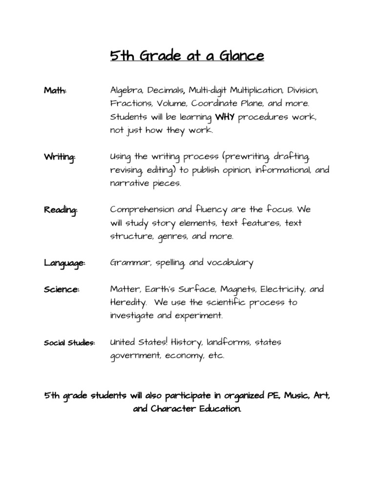 5 Thgradeataglance | PDF