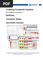 Loading Computer System: Seacos MACS3 Version NET 1.1 Stowman | PDF | Crane (Machine) | Cargo