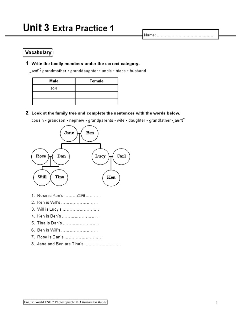 Unit 3 - Extra Practice 1 PDF | PDF