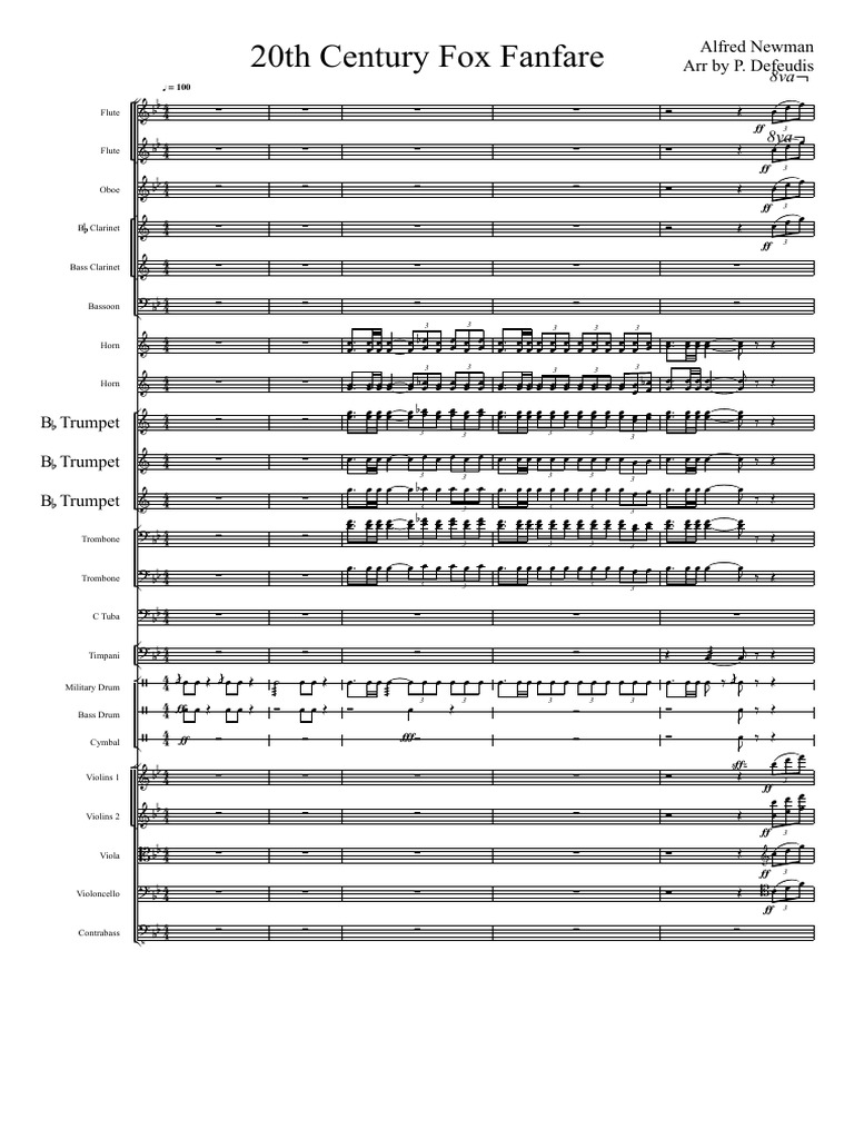 20th Century Fox Fanfare | PDF