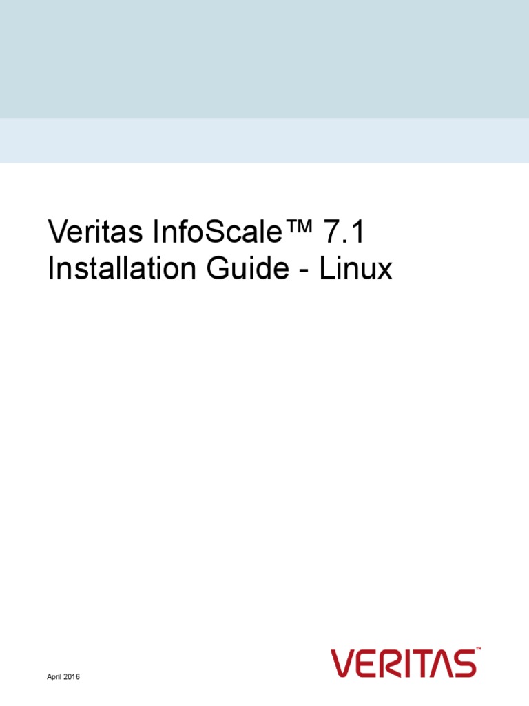 Veritas Infoscale 7 Installation Guide | PDF | Network Interface ...