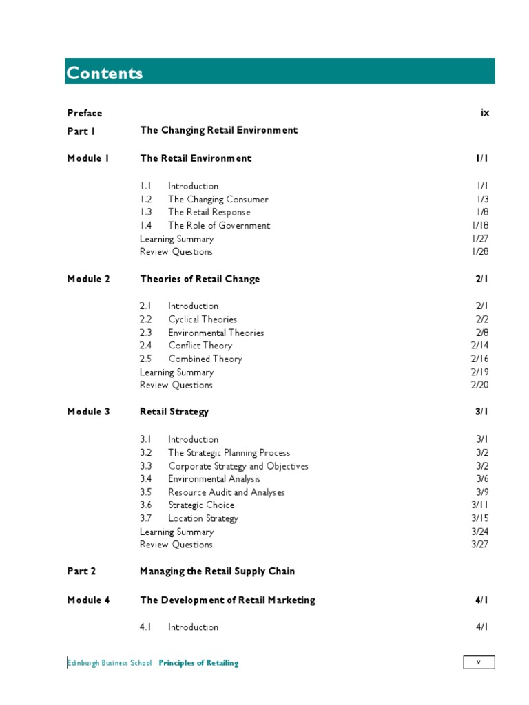 Principles of Retailing Overview | PDF | Business