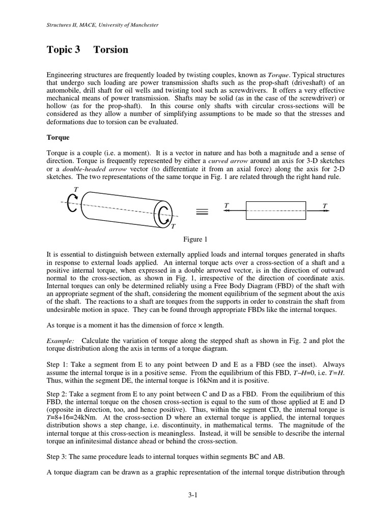 S2-3 Torsion-14 | PDF | Deformation (Mechanics) | Torque