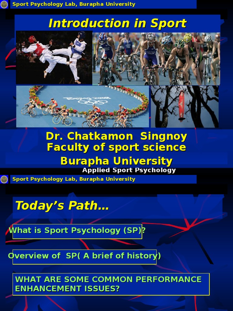 Introduction to Sport Psychology | PDF | Psychology | Applied Psychology