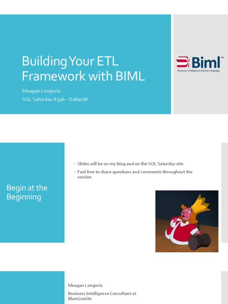 Building Your ETL Framework With BIML | PDF | Microsoft Sql Server | Data