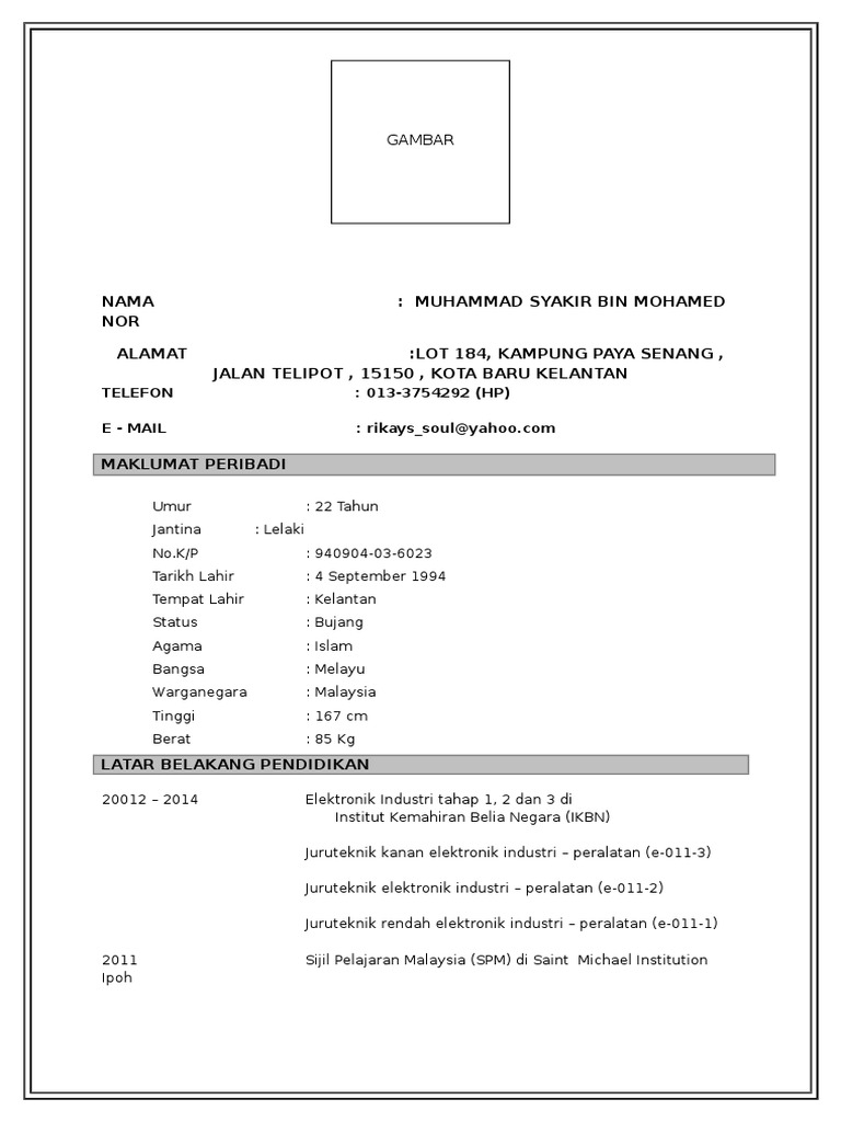 Contoh Resume | PDF | Teknologi & Rekayasa