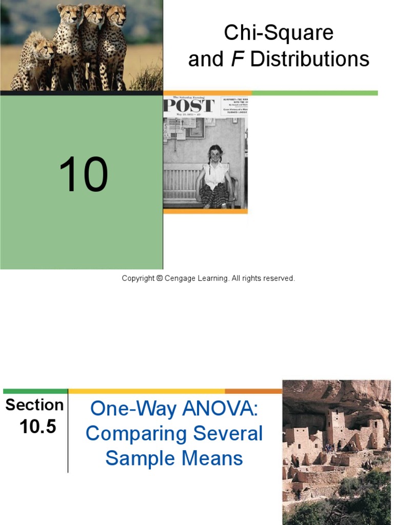 Chi-Square and F Distributions | PDF | Analysis Of Variance ...