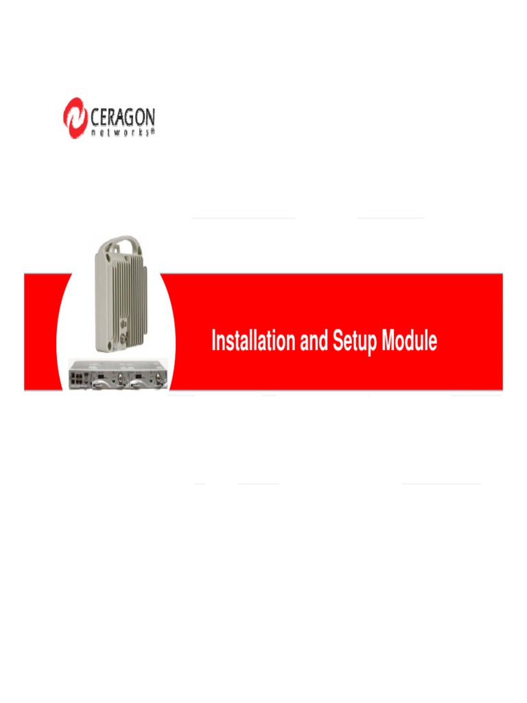 Ceragon Antenna Installation Guide | PDF | Antenna (Radio) | Ip Address