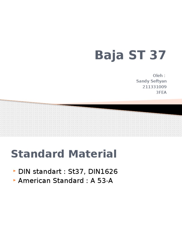 Baja ST 37 | Baja | Elemen Kimia