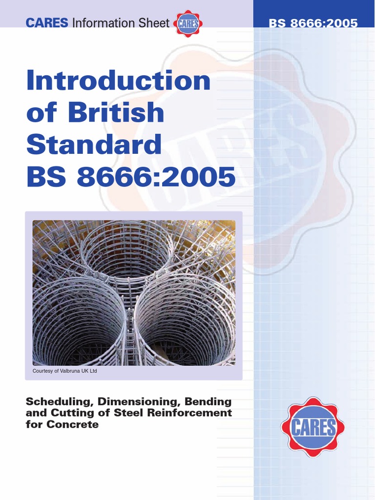 Bs 8666 2005 Shape Codes Guide | PDF | Strength Of Materials | Specification (Technical Standard)