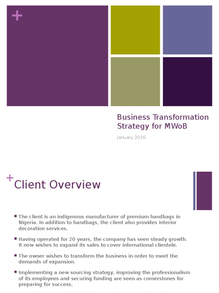 Business Transformation Strategy | PDF | Strategic Management ...