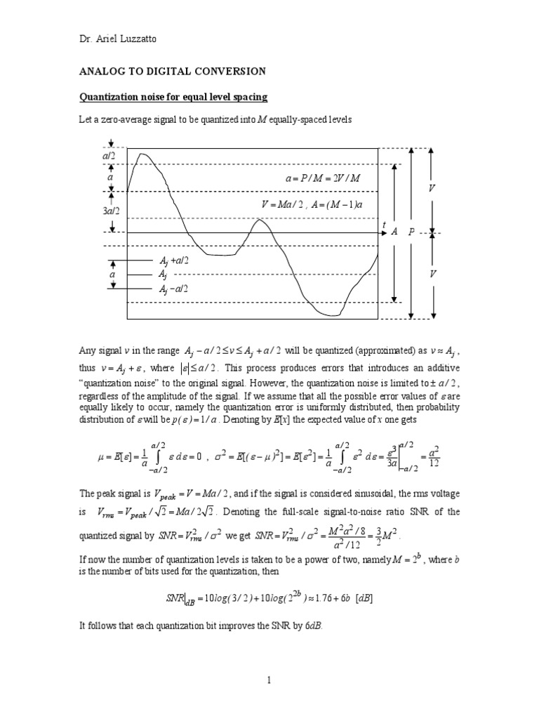 Intro RF p1g | PDF | Signal To Noise Ratio | Sampling (Signal Processing)